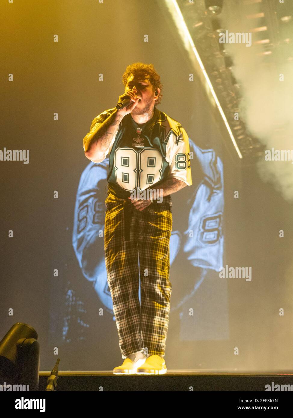 MIAMI, FL - OCT 20: Post Malone performs during The Runaway Tour at The ...