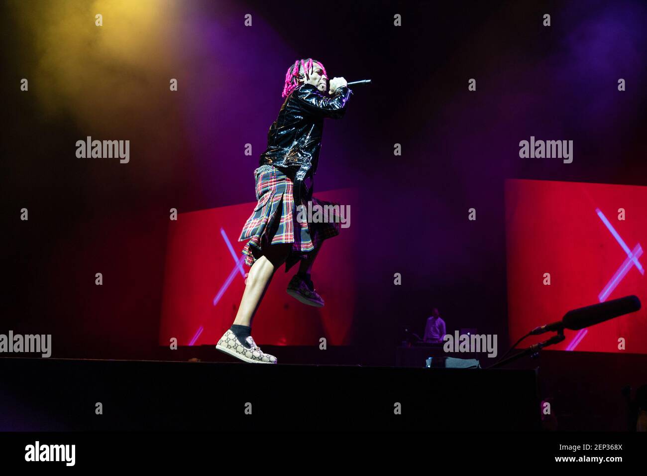 MIAMI, FL - OCT 20: Tyla Yaweh performs during Post Malone Runaway tour ...