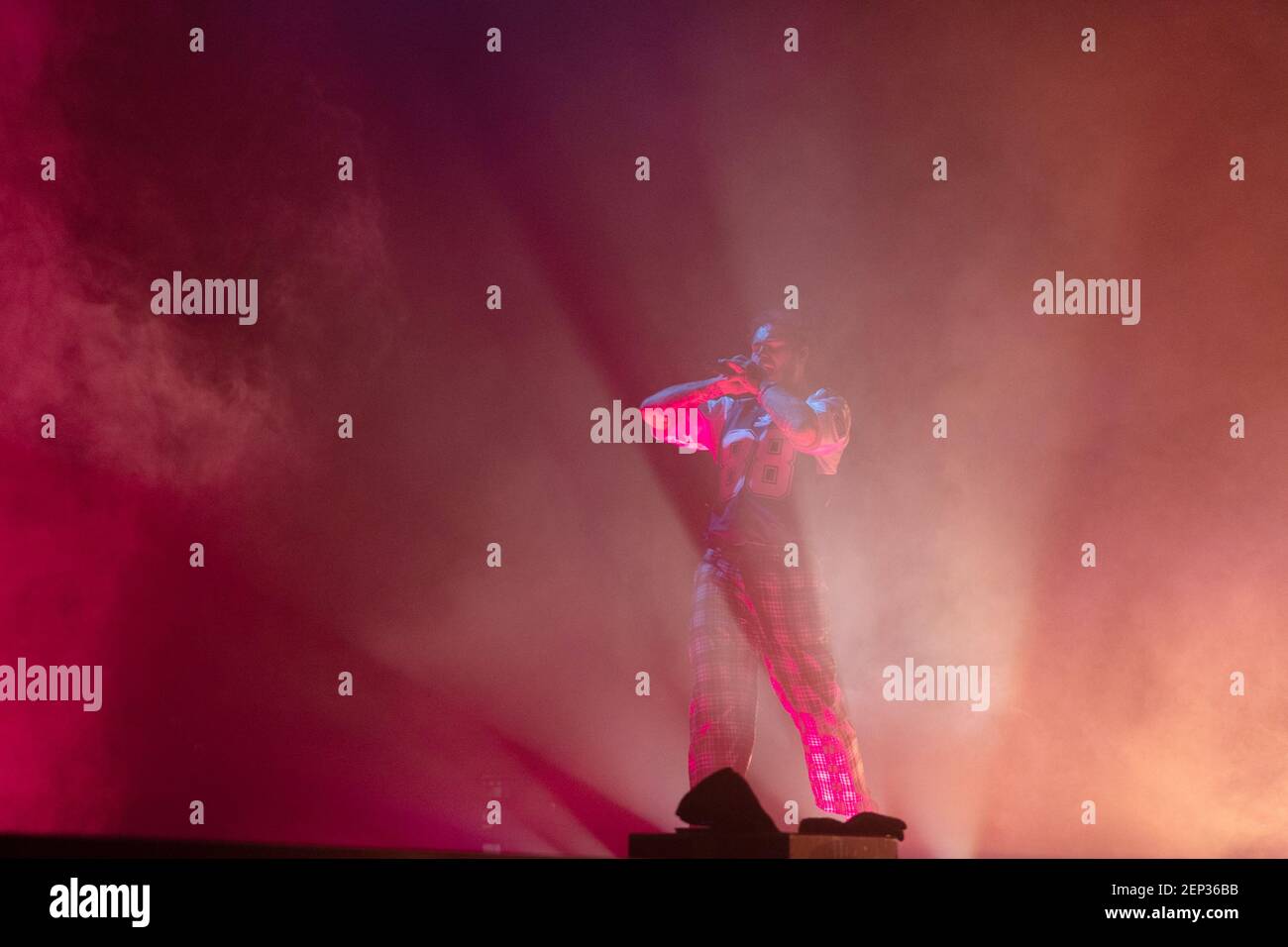 MIAMI, FL - OCT 20: Post Malone performs during The Runaway Tour at The ...
