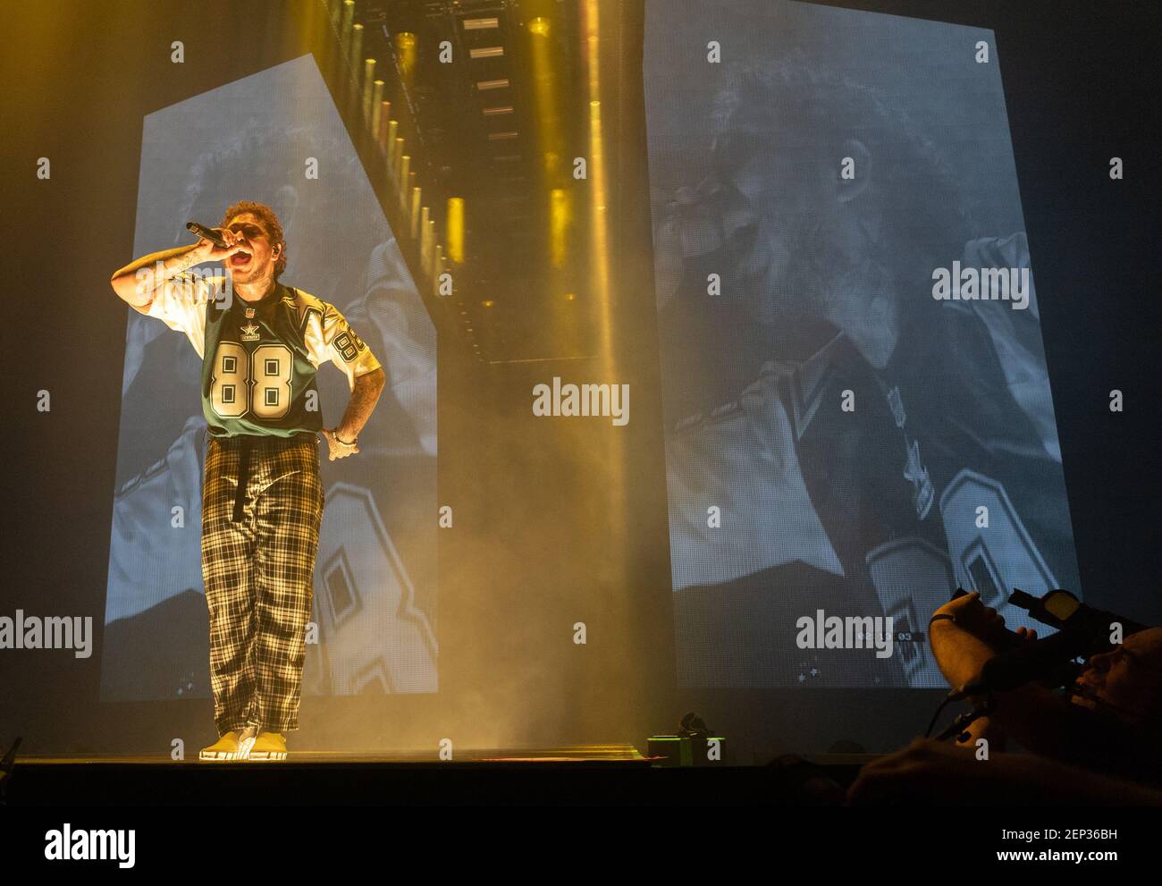MIAMI, FL - OCT 20: Post Malone performs during The Runaway Tour at The ...