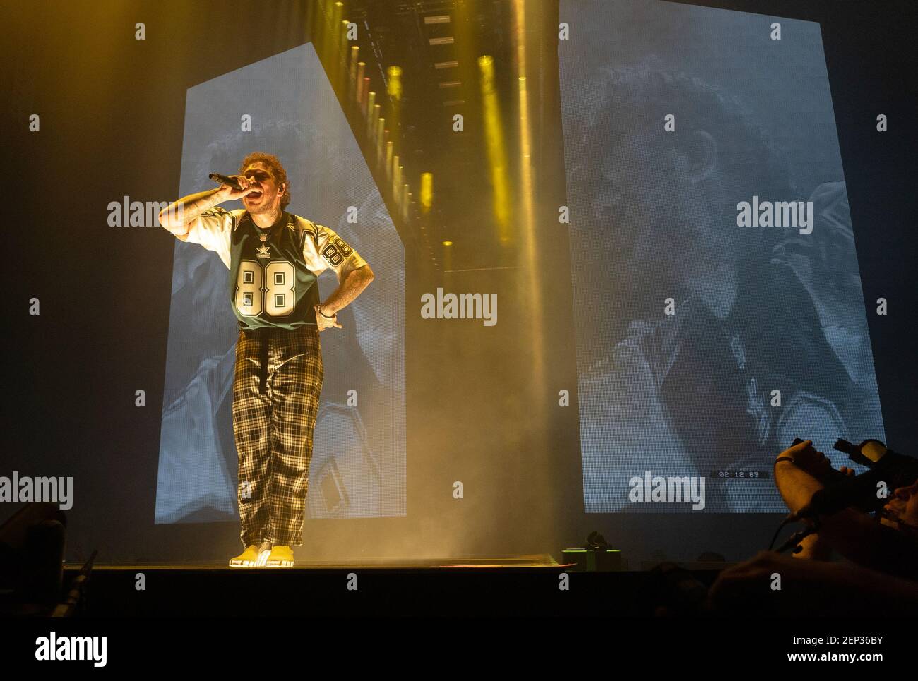MIAMI, FL - OCT 20: Post Malone performs during The Runaway Tour at The ...