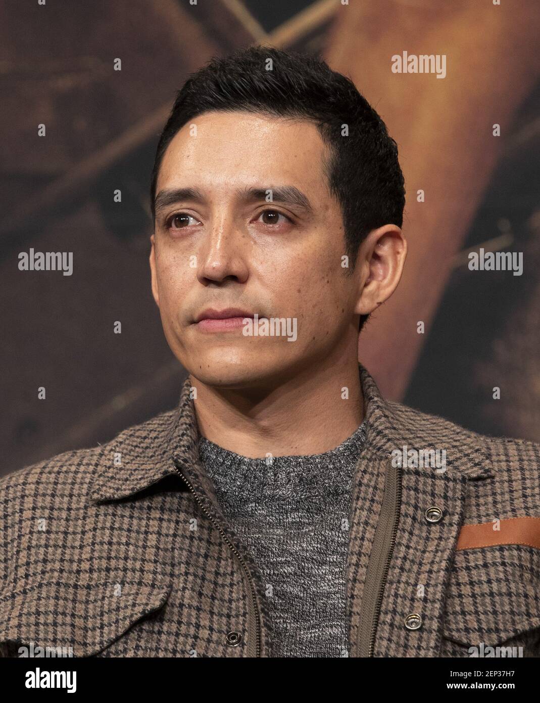 Gabriel Luna Terminator: Dark Fate promote tour at the Four Seasons ...