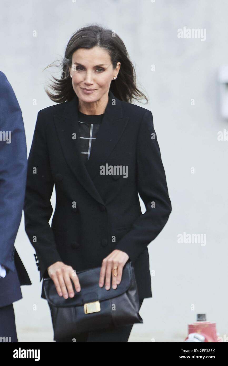 20-10-2019 Madrid Queen Letizia and King Felipe attend a farewell ...