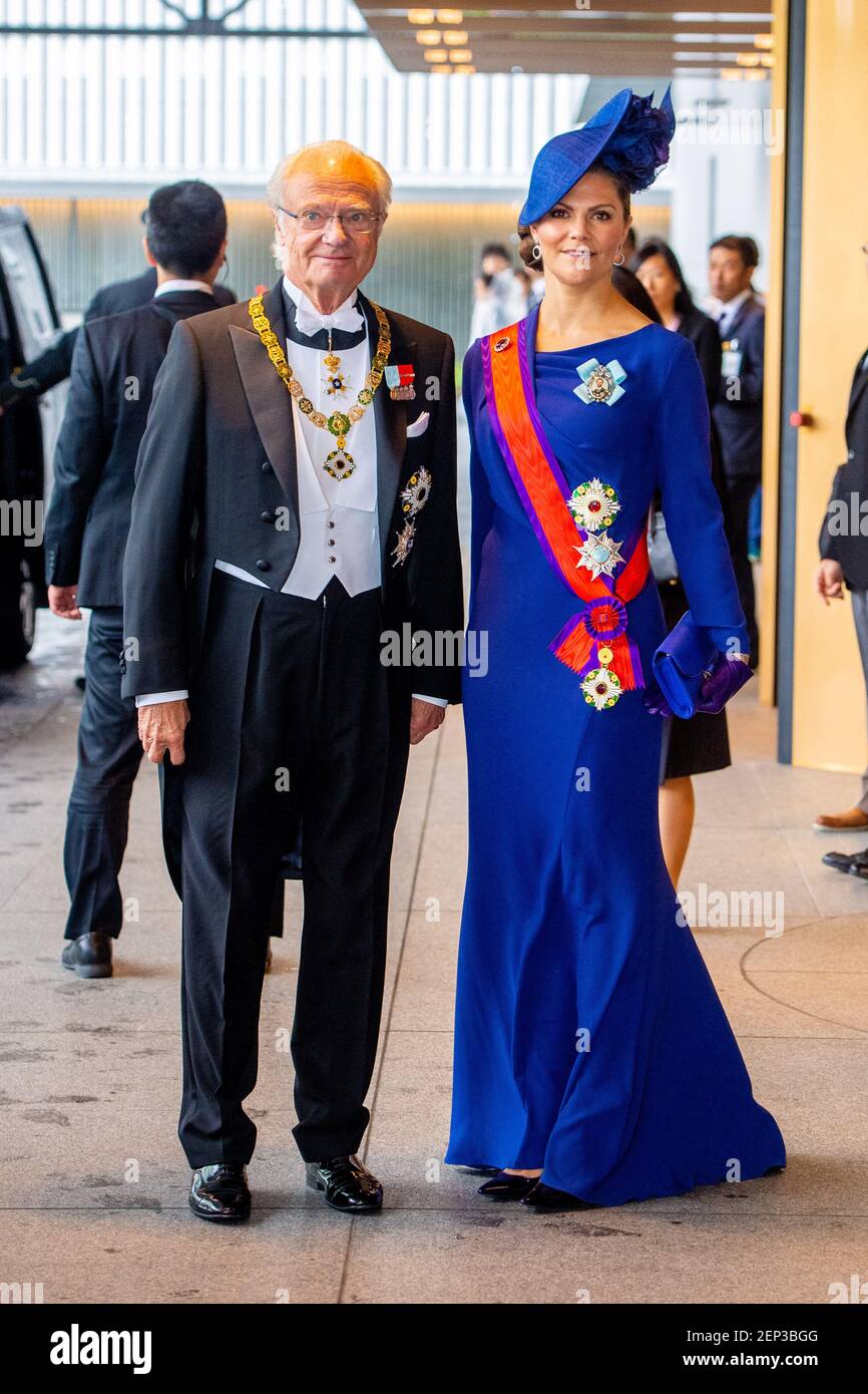 King Carl Gustaf XI and Crown Princess Victoria of Sweden attend the ...