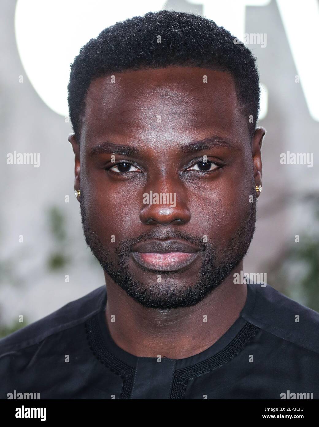 WESTWOOD, LOS ANGELES, CALIFORNIA, USA - OCTOBER 21: Actor Dayo Okeniyi ...