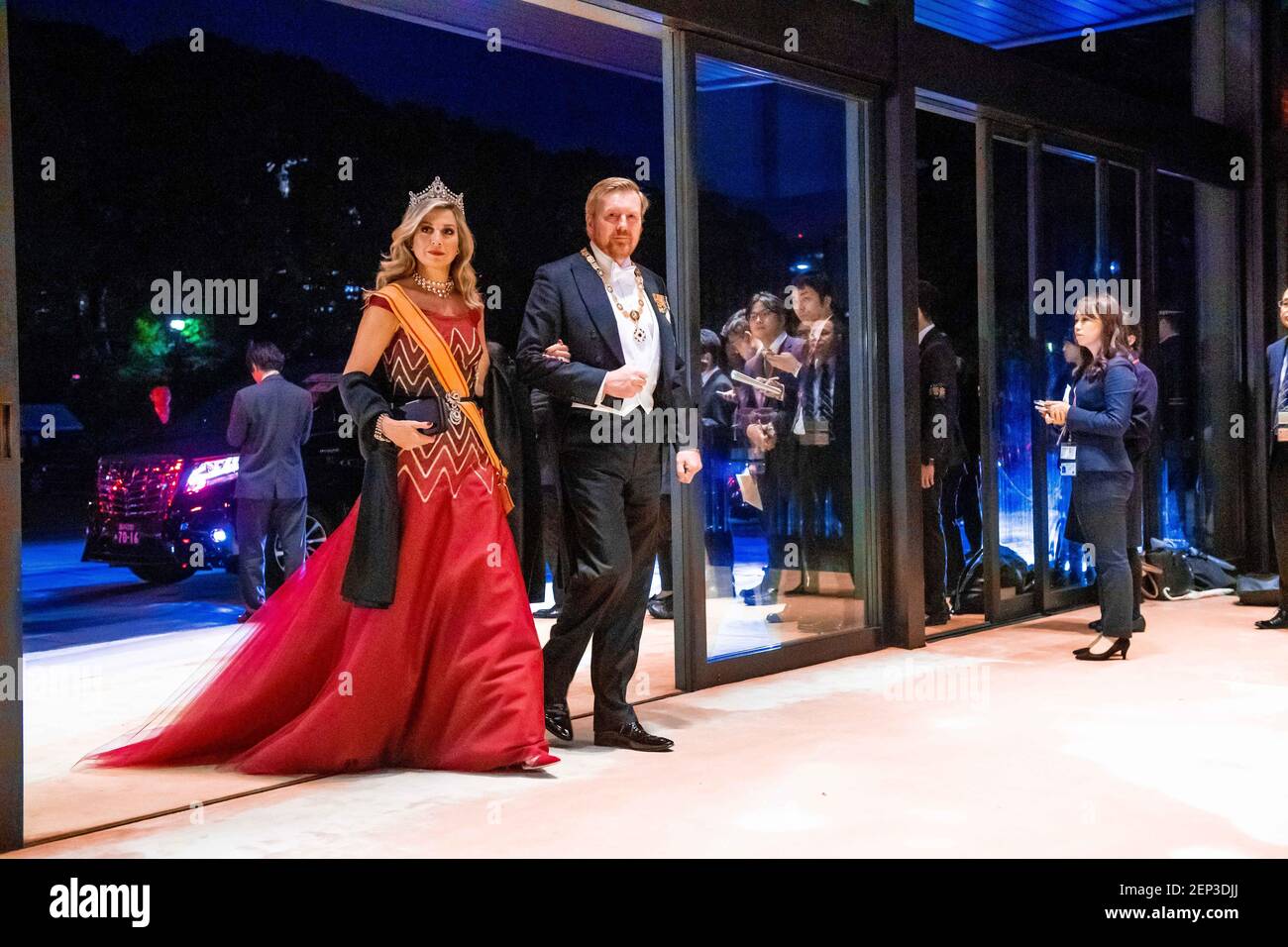 King Willem-Alexander and Queen Maxima of the Netherlands during the ...
