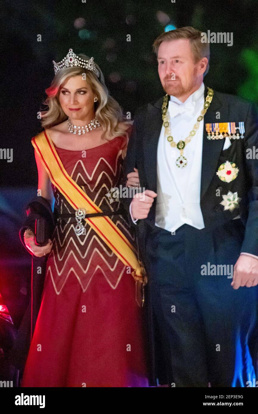 King Willem-Alexander and Queen Maxima of the Netherlands during the ...