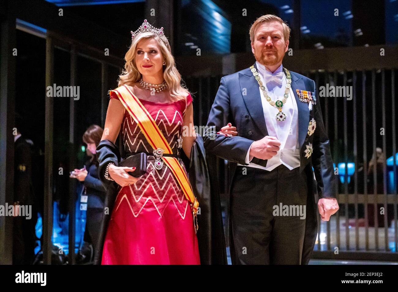 King Willem-Alexander and Queen Maxima of the Netherlands during the ...