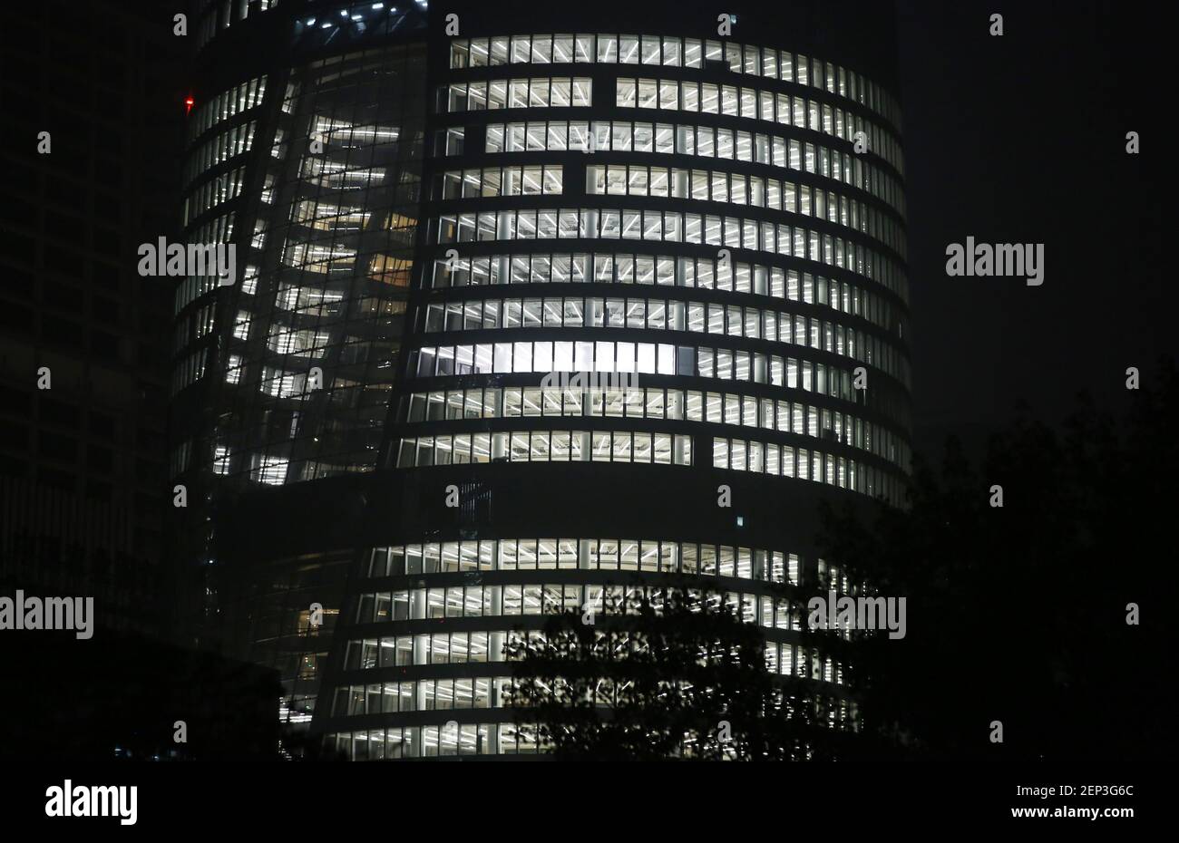 Leeza SOHO, a skyscraper designed by late Zaha Hadid, lights up for ...