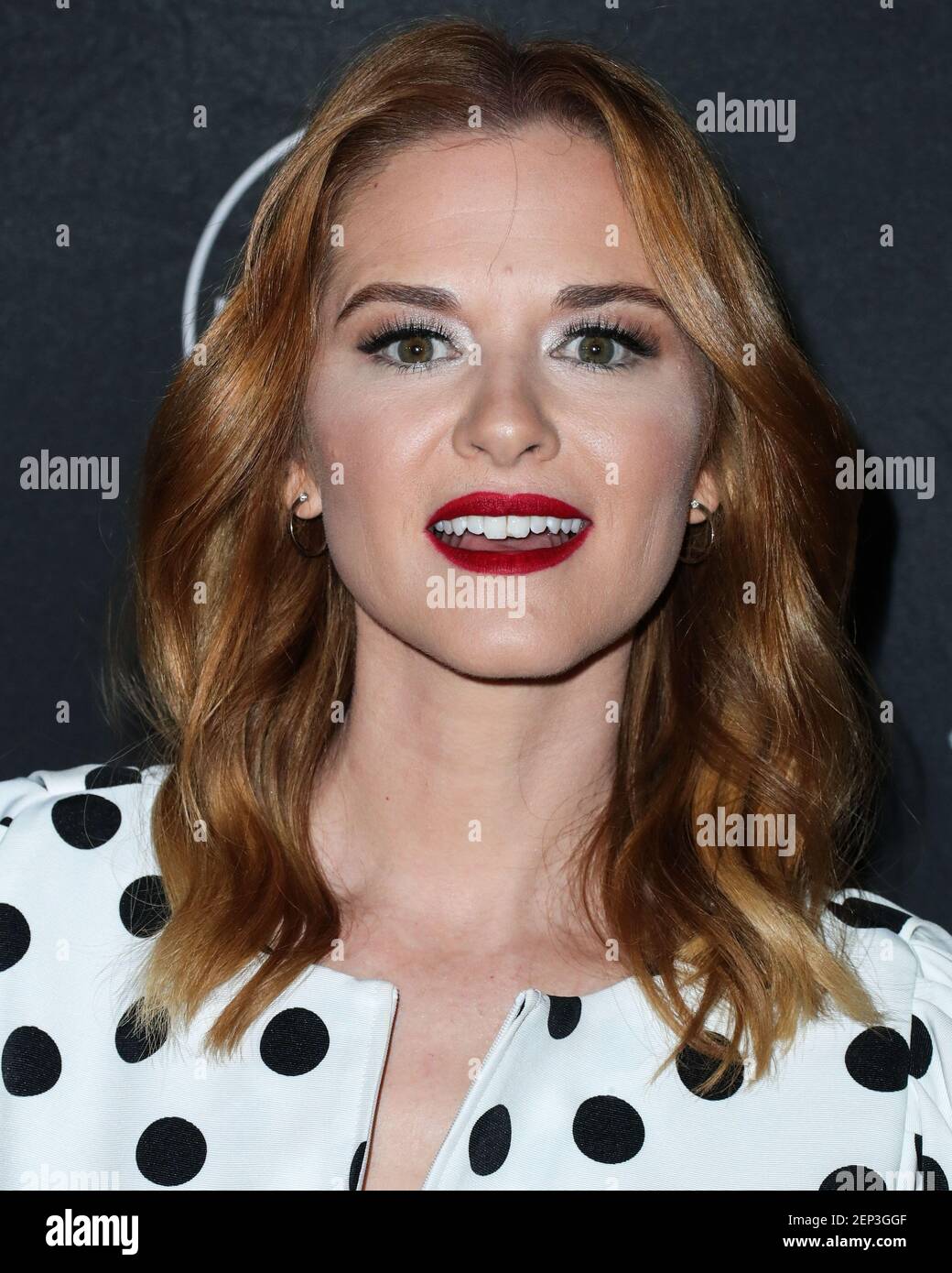 WESTWOOD, LOS ANGELES, CALIFORNIA, USA - OCTOBER 22: Actress Sarah Drew ...