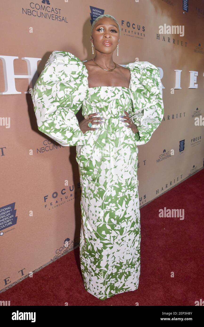 Actress Cynthia Erivo attends the DC Premiere of Focus Features' and ...