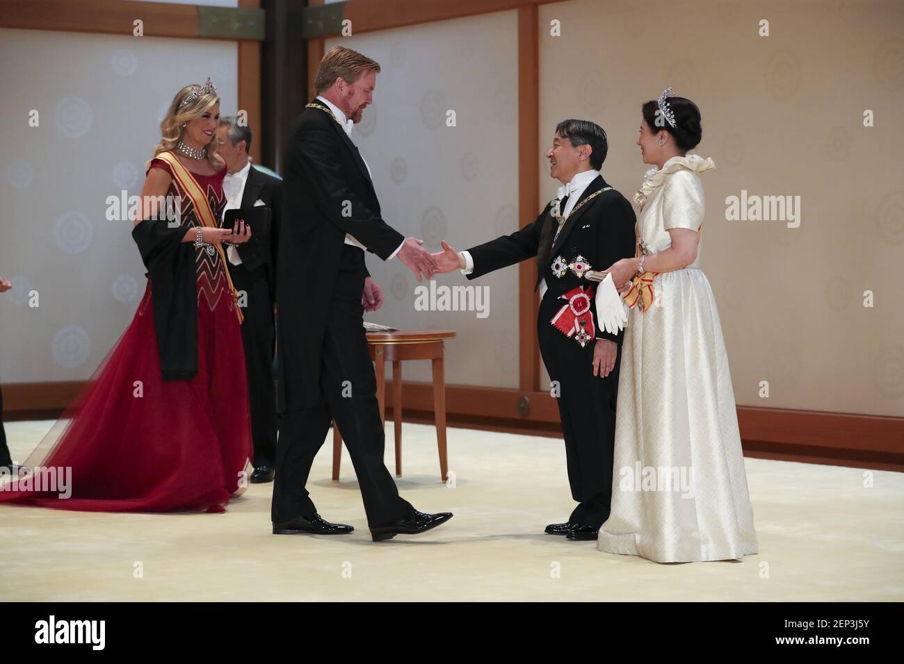 King Willem-Alexander and Queen Maxima of the Netherlands during the ...
