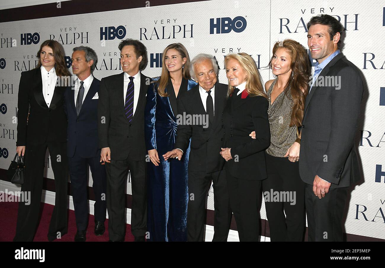 Ralph Lauren and family attends the World Premiere of HBO Documentary ...