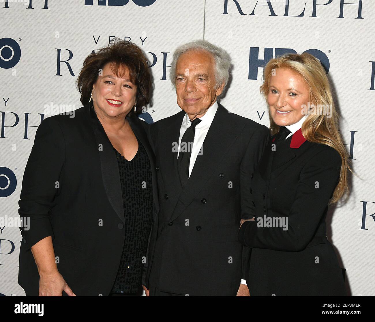 Susan Lacy, Ralph Lauren and Ricky Lauren attend the World Premiere of ...