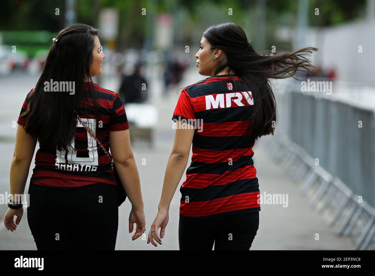 Supporters of Flamengo during the match Flamengo v Gremio of ...