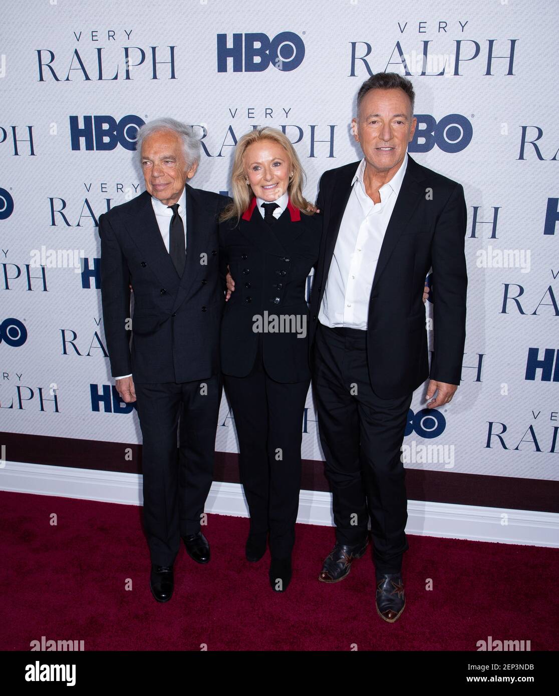 Ralph Lauren, Ricky Anne Loew-Beer and Bruce Springsteen attends the ...