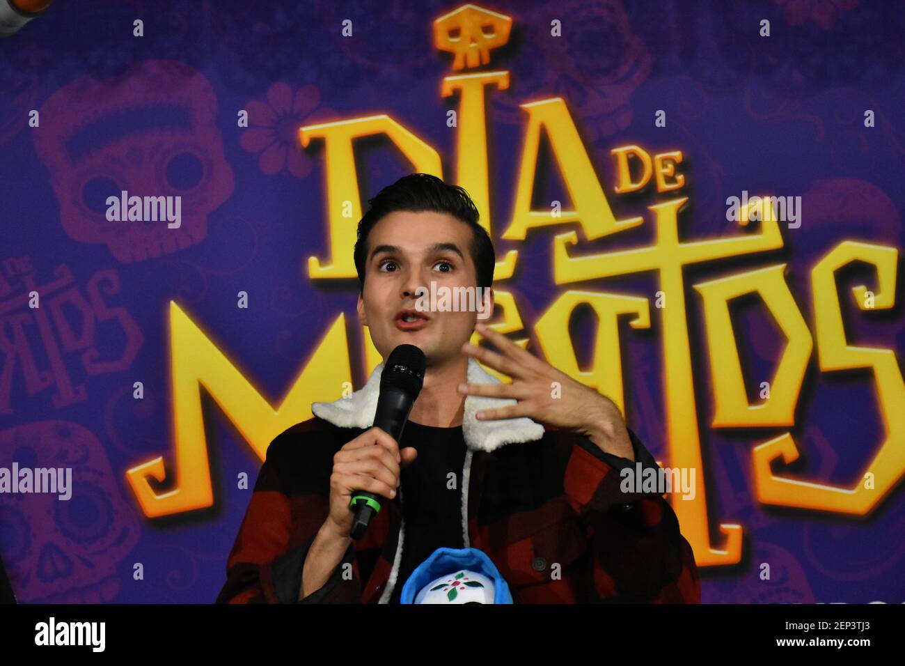 MEXICO CITY, MEXICO - OCTOBER 24: Guillermo Aponte speaks during a ...