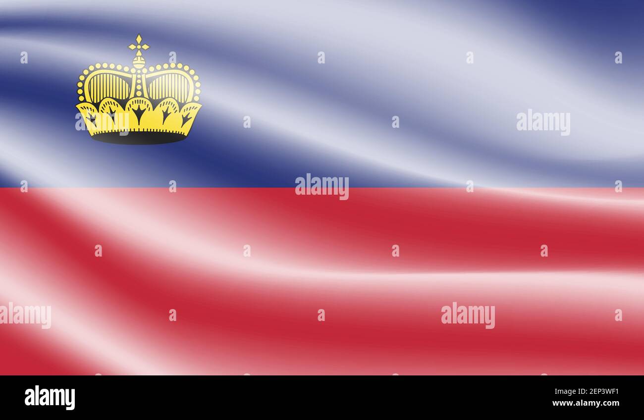 Liechtenstein grunge flag. Vector illustration. Grunge effect can be ...