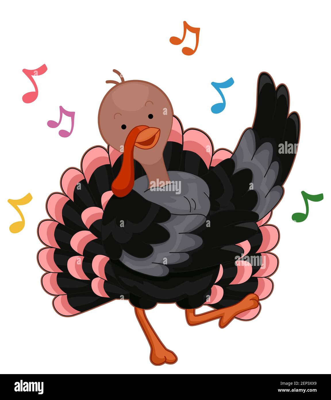 Cute Turkey Clip Art