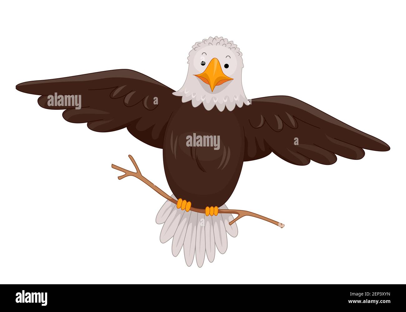 Bald Eagle Flying Clip Art