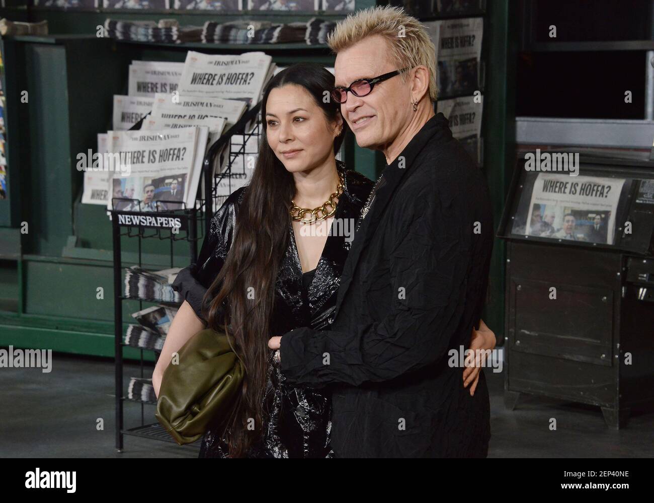 China Chow and Billy Idol arrives at THE IRISHMAN Los Angeles Premiere ...