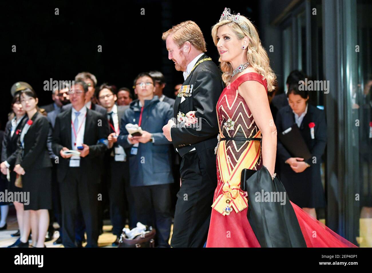 King Willem Alexander and Queen Maxima of the Netherlands during the ...