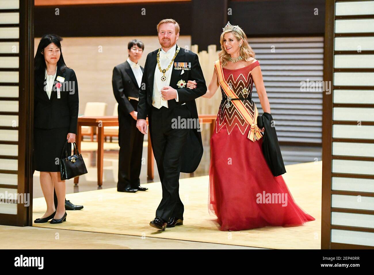 King Willem Alexander and Queen Maxima of the Netherlands during the ...