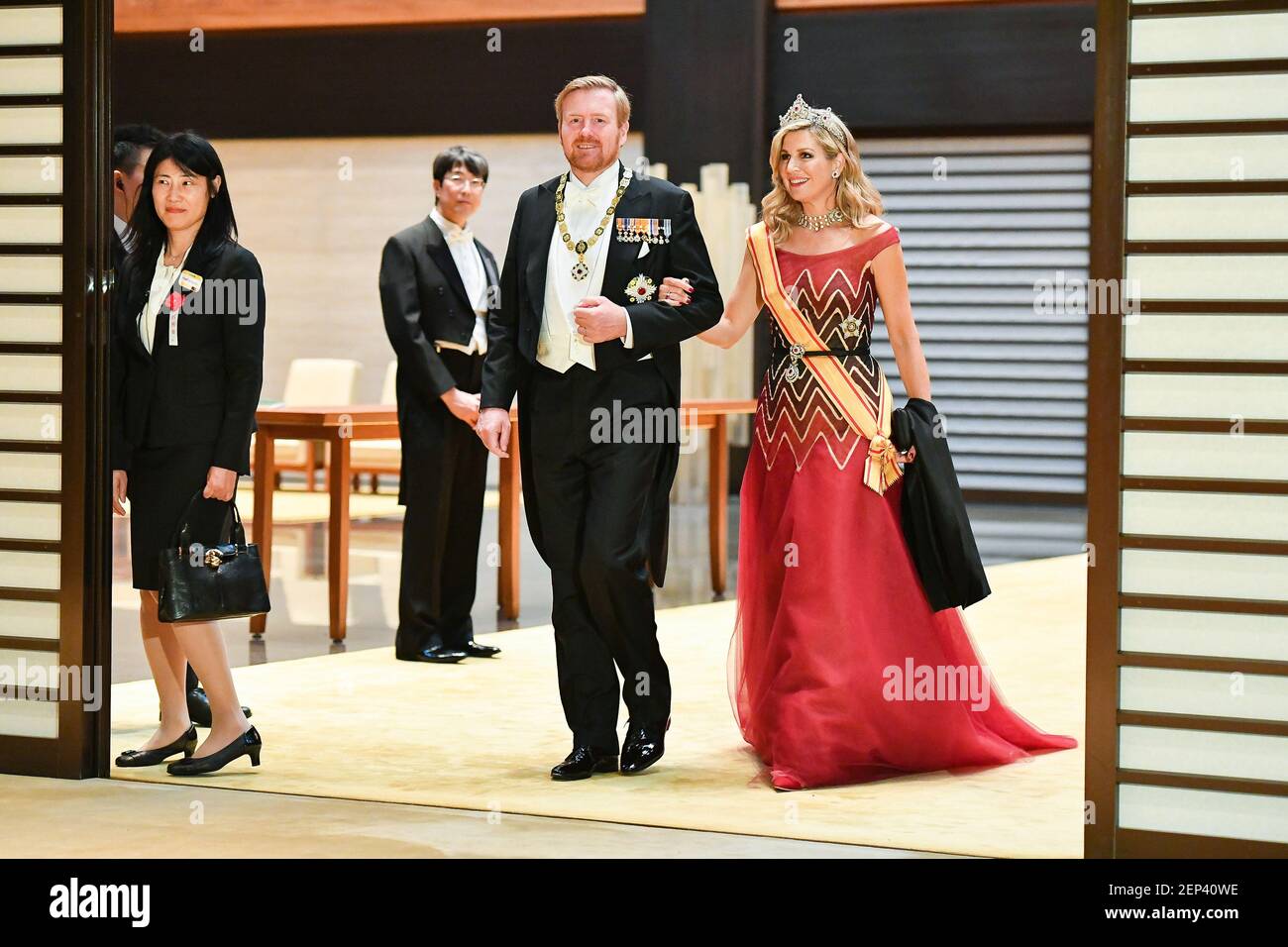 King Willem Alexander and Queen Maxima of the Netherlands during the ...