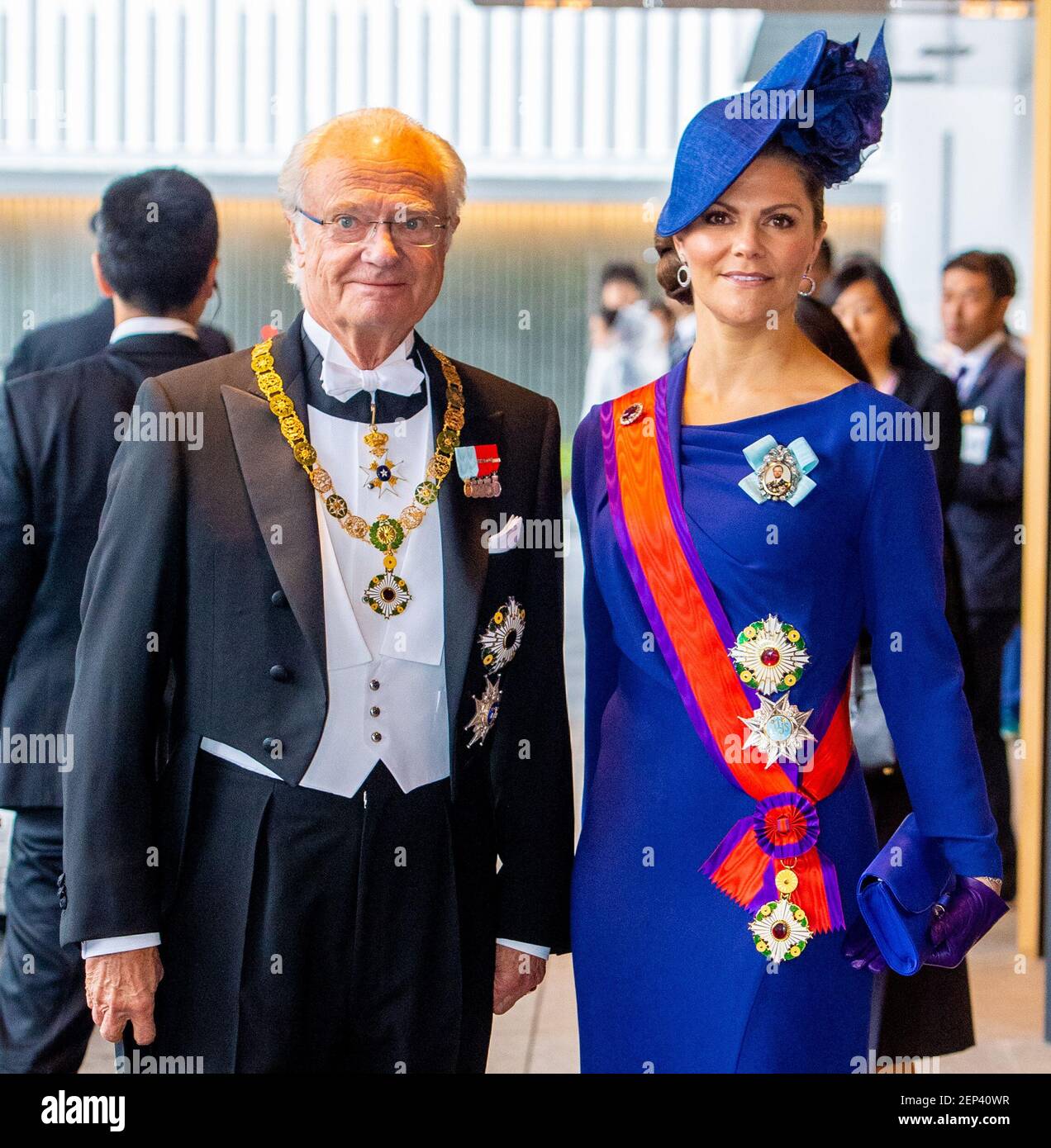 King Carl Gustaf XI and Crown Princess Victoria of Sweden attend the ...