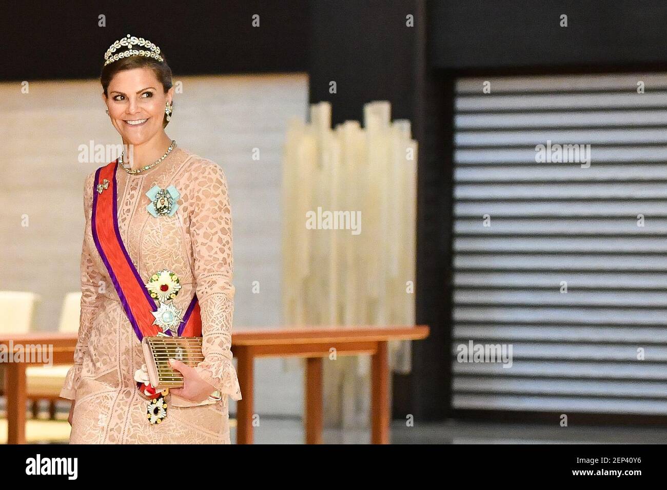 King Carl Gustaf XI and Crown Princess Victoria of Sweden during the ...