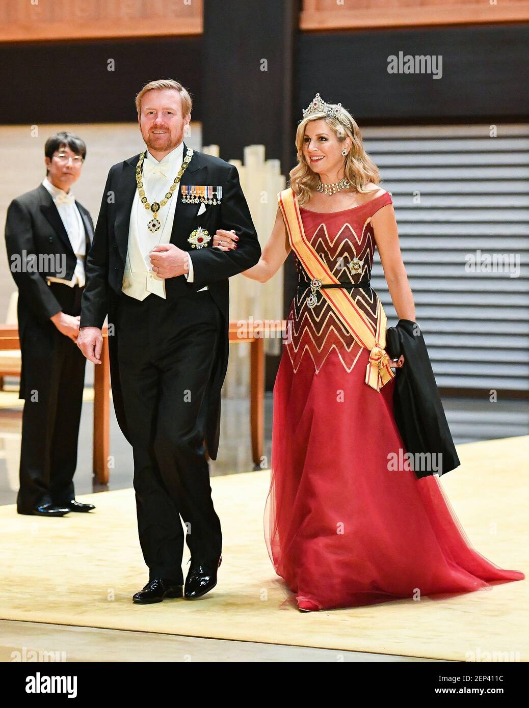 King Willem Alexander and Queen Maxima of the Netherlands during the ...
