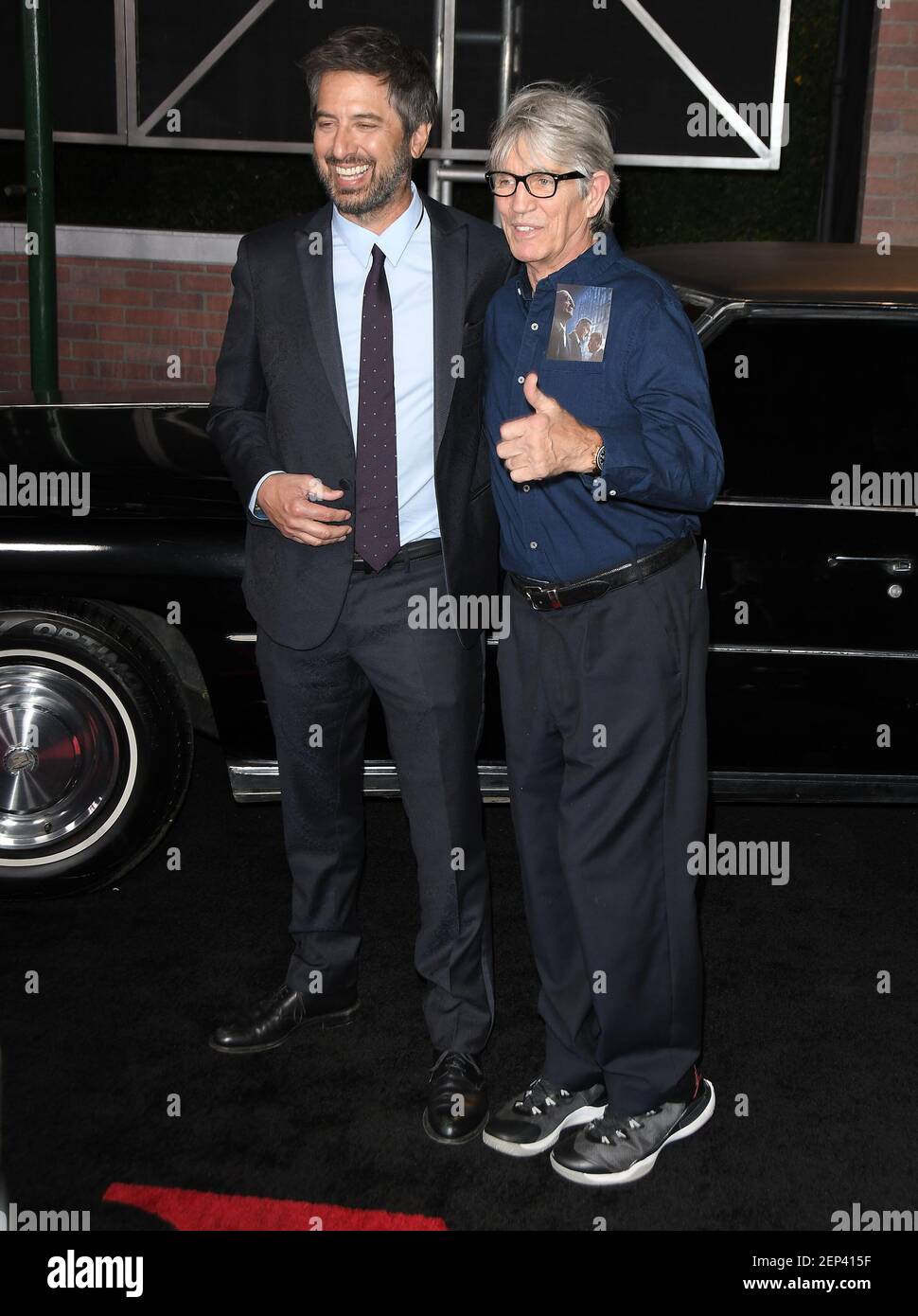(L-R) Ray Romano and Eric Roberts at THE IRISHMAN Los Angeles Premiere ...