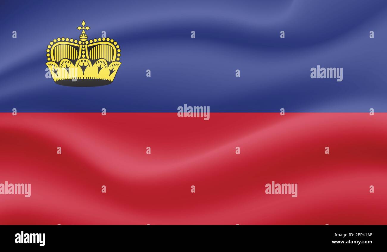 Liechtenstein grunge flag. Vector illustration. Grunge effect can be ...