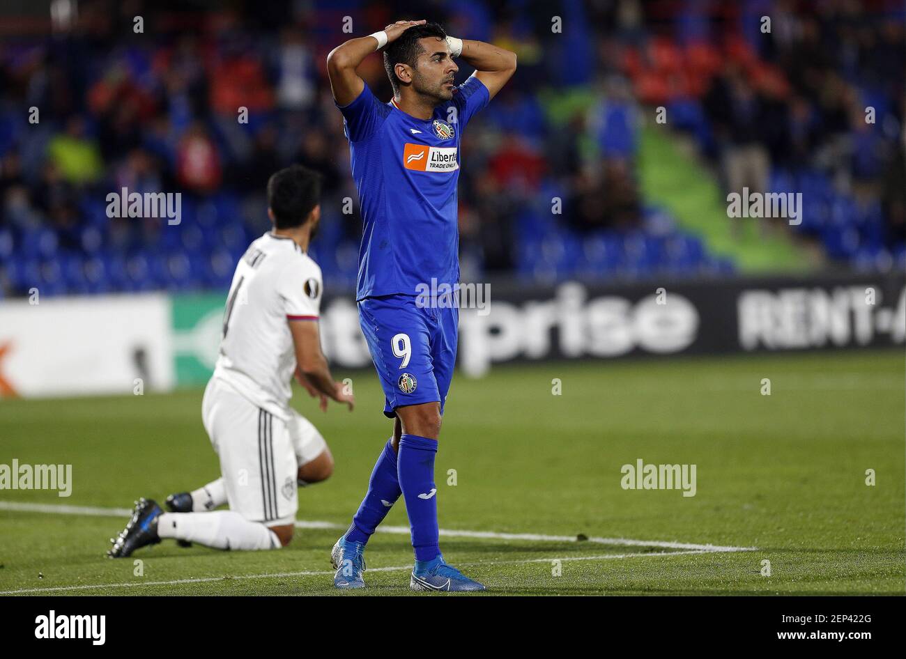 Getafe CF's Angel Rodriguez during the UEFA Europa League match between ...