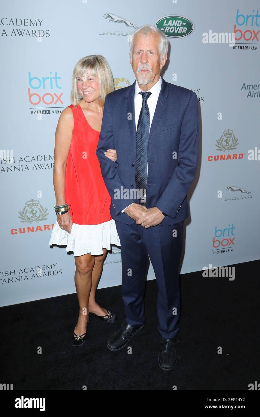 Paige Simpson and Michael Apted at the 2019 British Academy Britannia ...