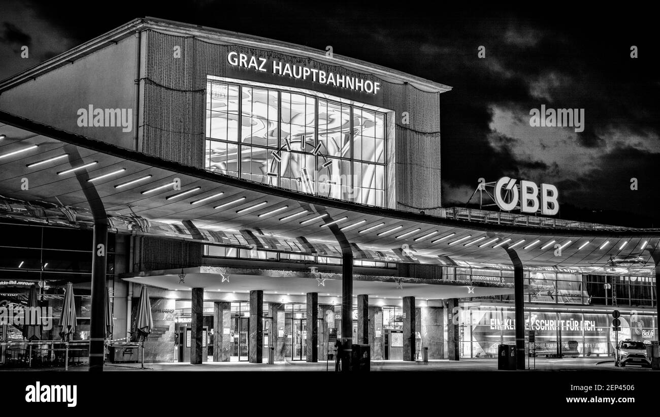 Graz train station hi-res stock photography and images - Alamy