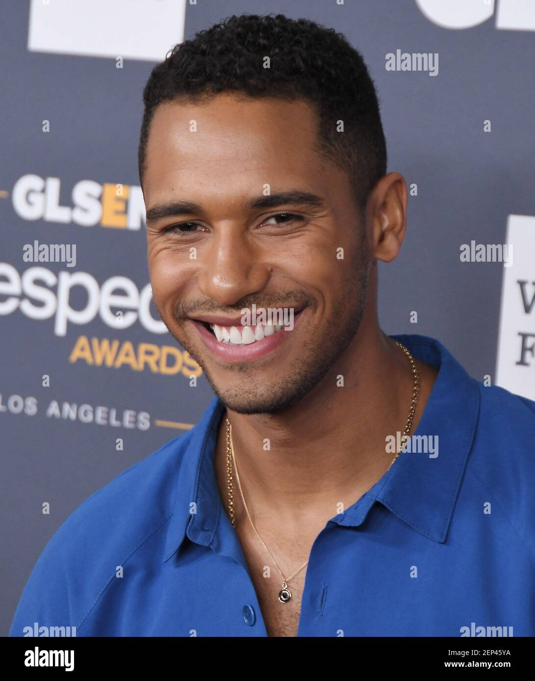 Elliot Knight arrives at the 2019 GLSEN Respect Awards held at the ...