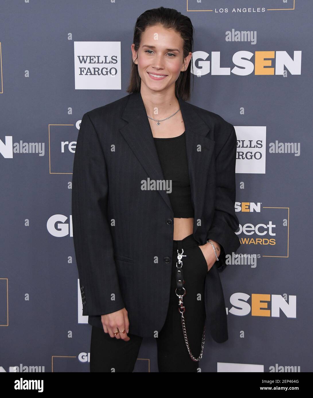 Shannon Beveridge arrives at the 2019 GLSEN Respect Awards held at the ...