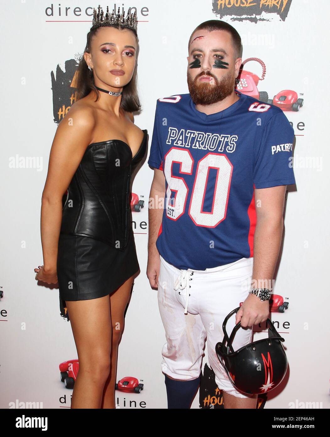 Tom Green and Daisy Maskell at the KISS Haunted House Party at the SSE ...