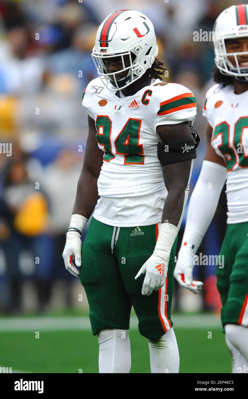 October 26th, 2019: during the Pitt Panters vs Miami Hurricanes at ...