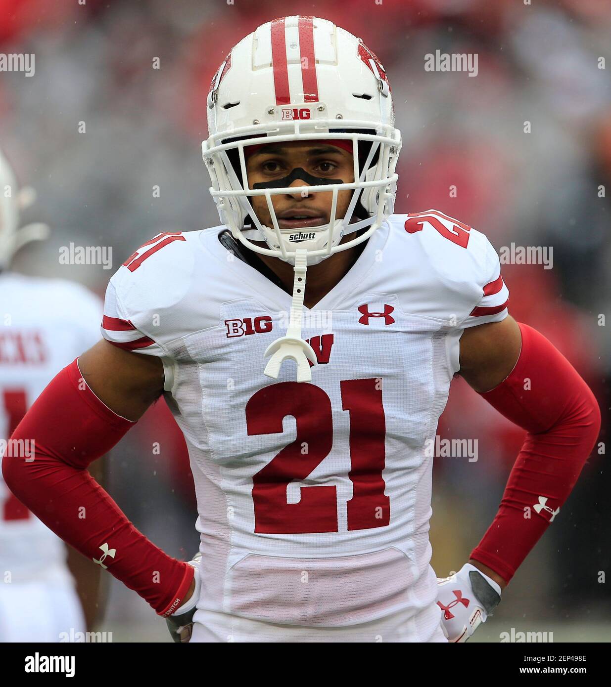 October 26, 2019: cornerback Caesar Williams (21) of the Wisconsin ...