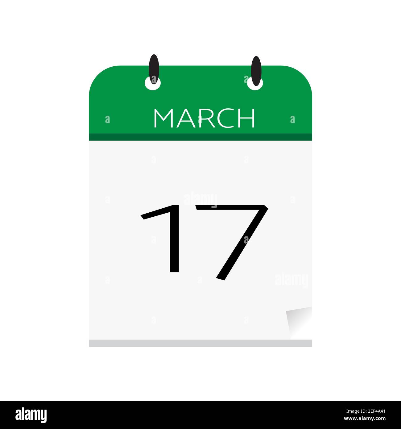 Icon calendar day 17 hi-res stock photography and images - Alamy