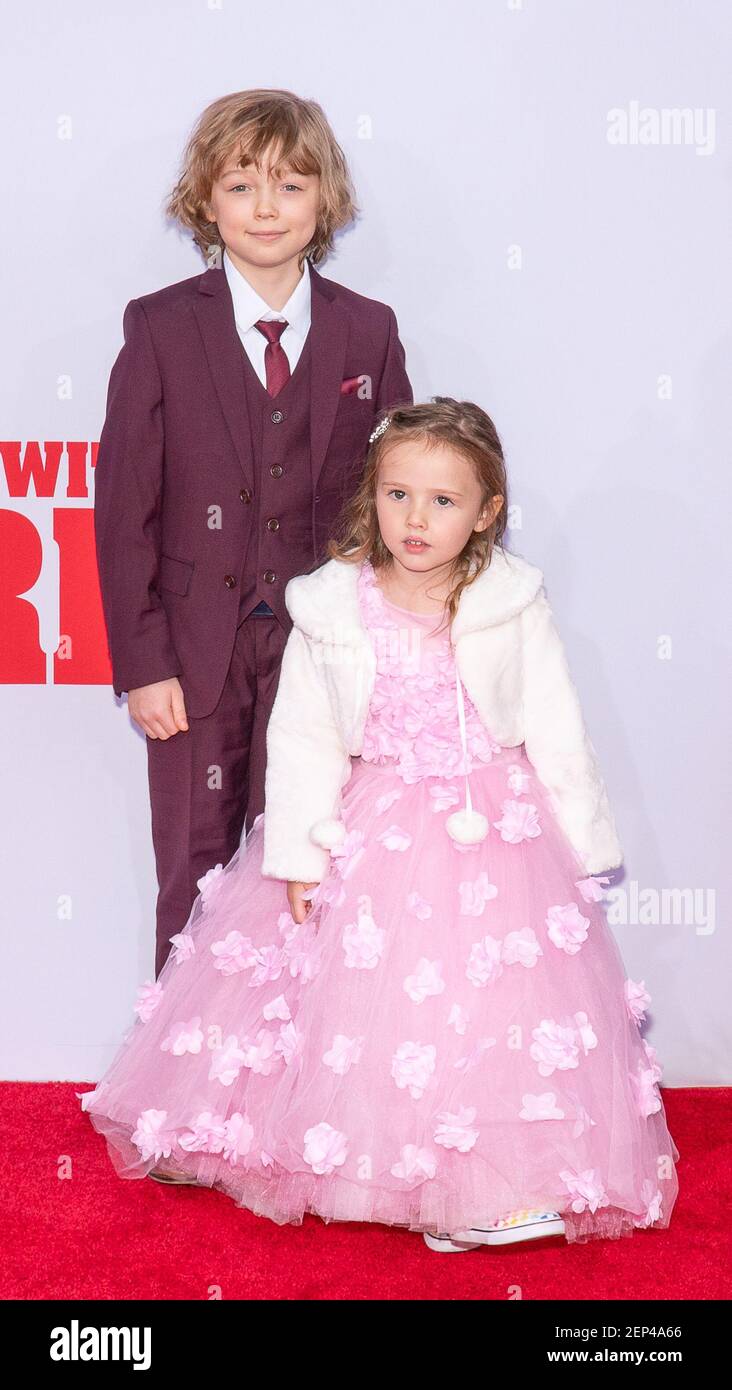 Christian Convery and Finley-Rose Slater attend the Premiere of ...