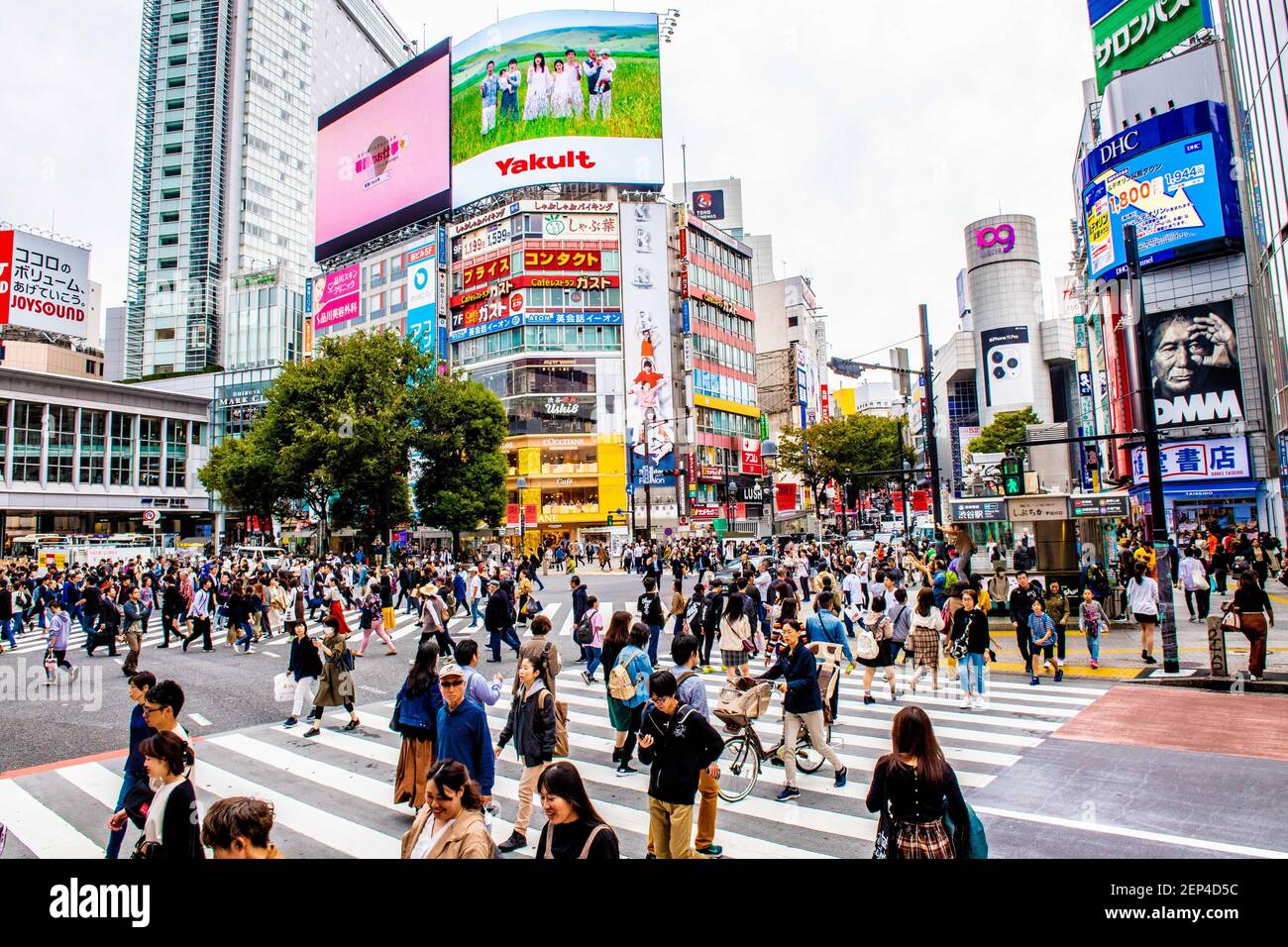 Shibuya Crossing the busiest intersection in the world in Tokyo, Japan ...