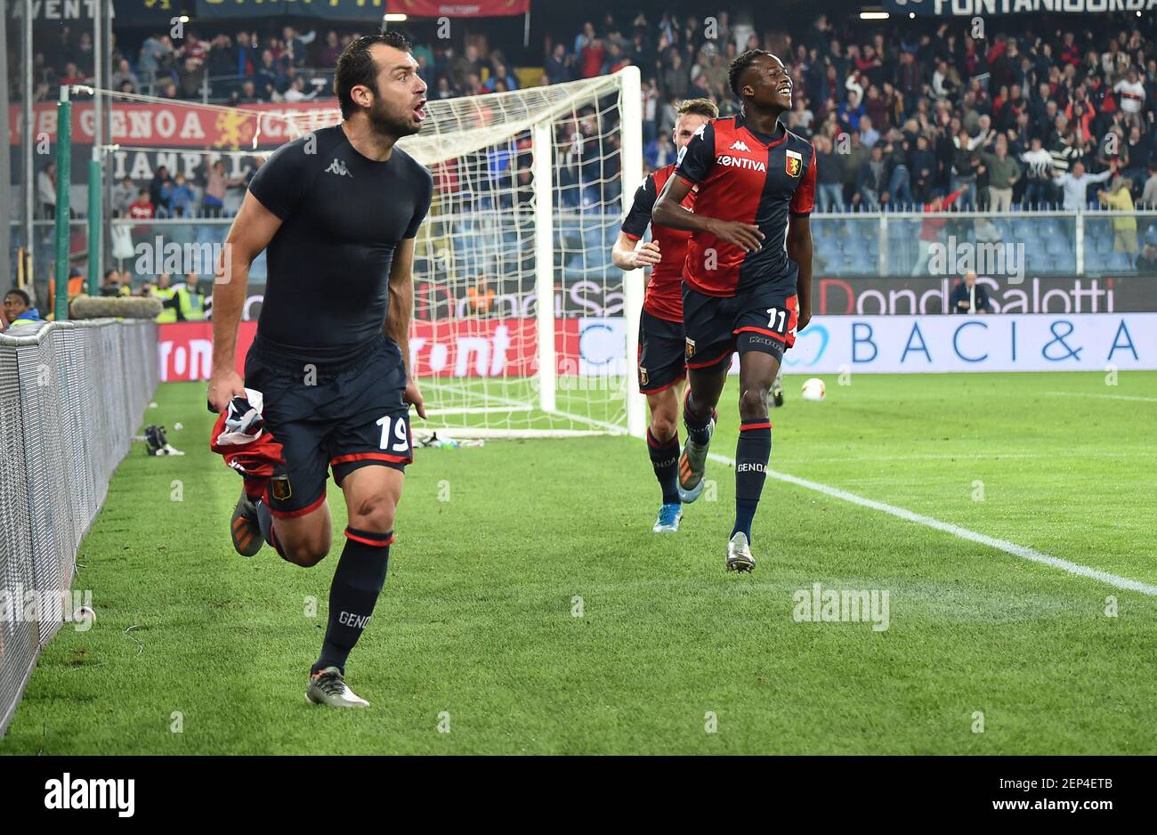 Goran Pandev during the match Genoa v Brescia, of Serie A, date 09 ...