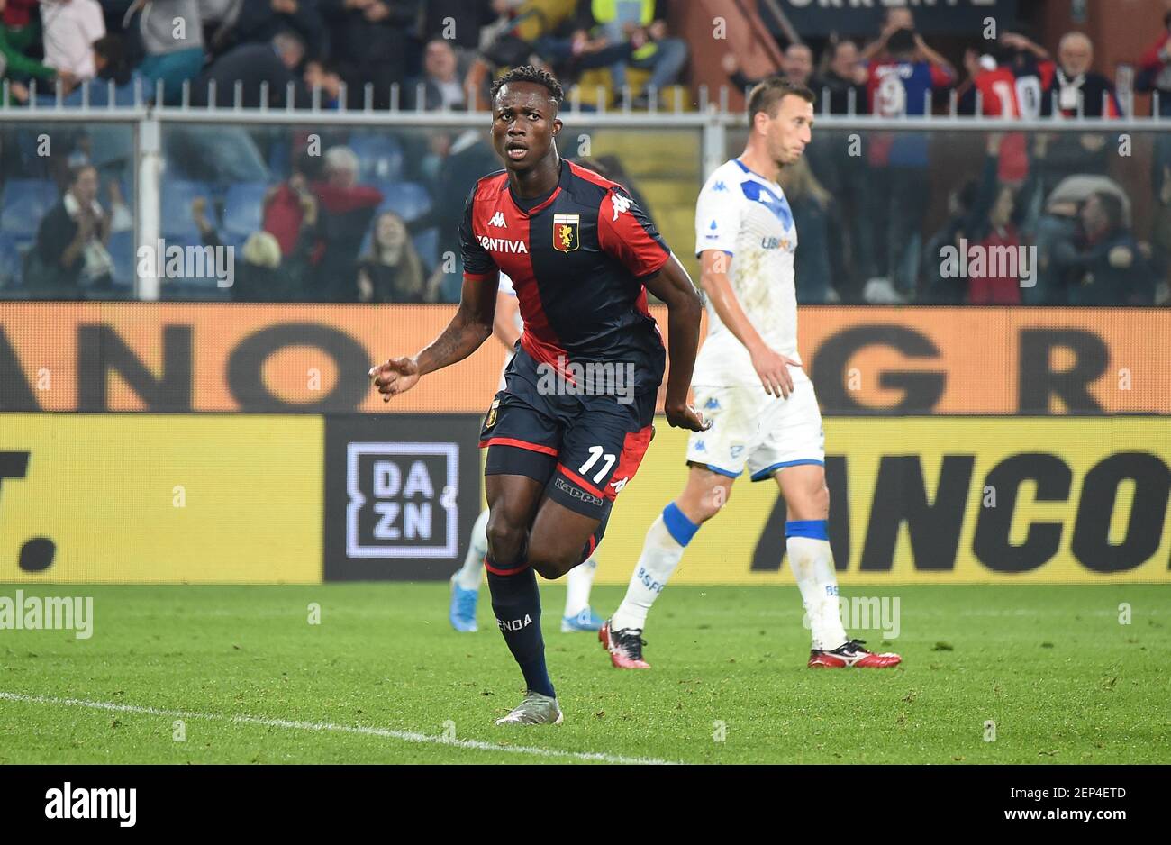 Christian kouame during the match Genoa v Brescia, of Serie A, date 09 ...