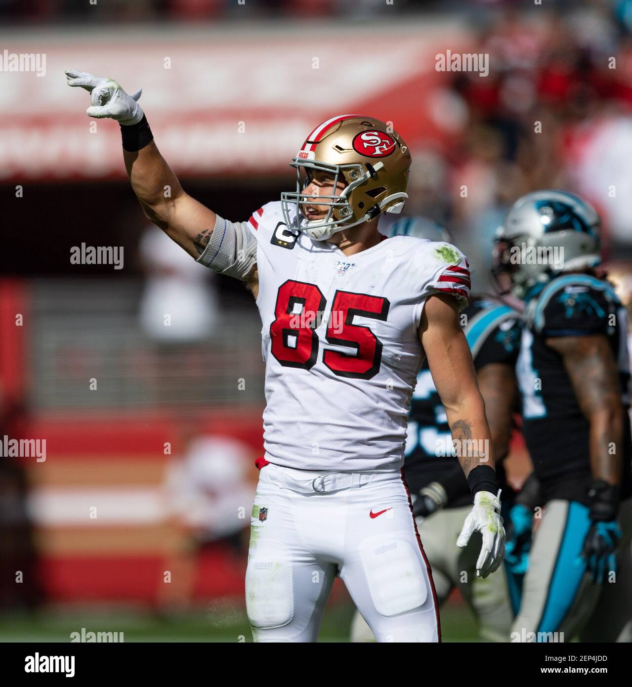 October 27, 2019: San Francisco 49ers tight end George Kittle (85 ...
