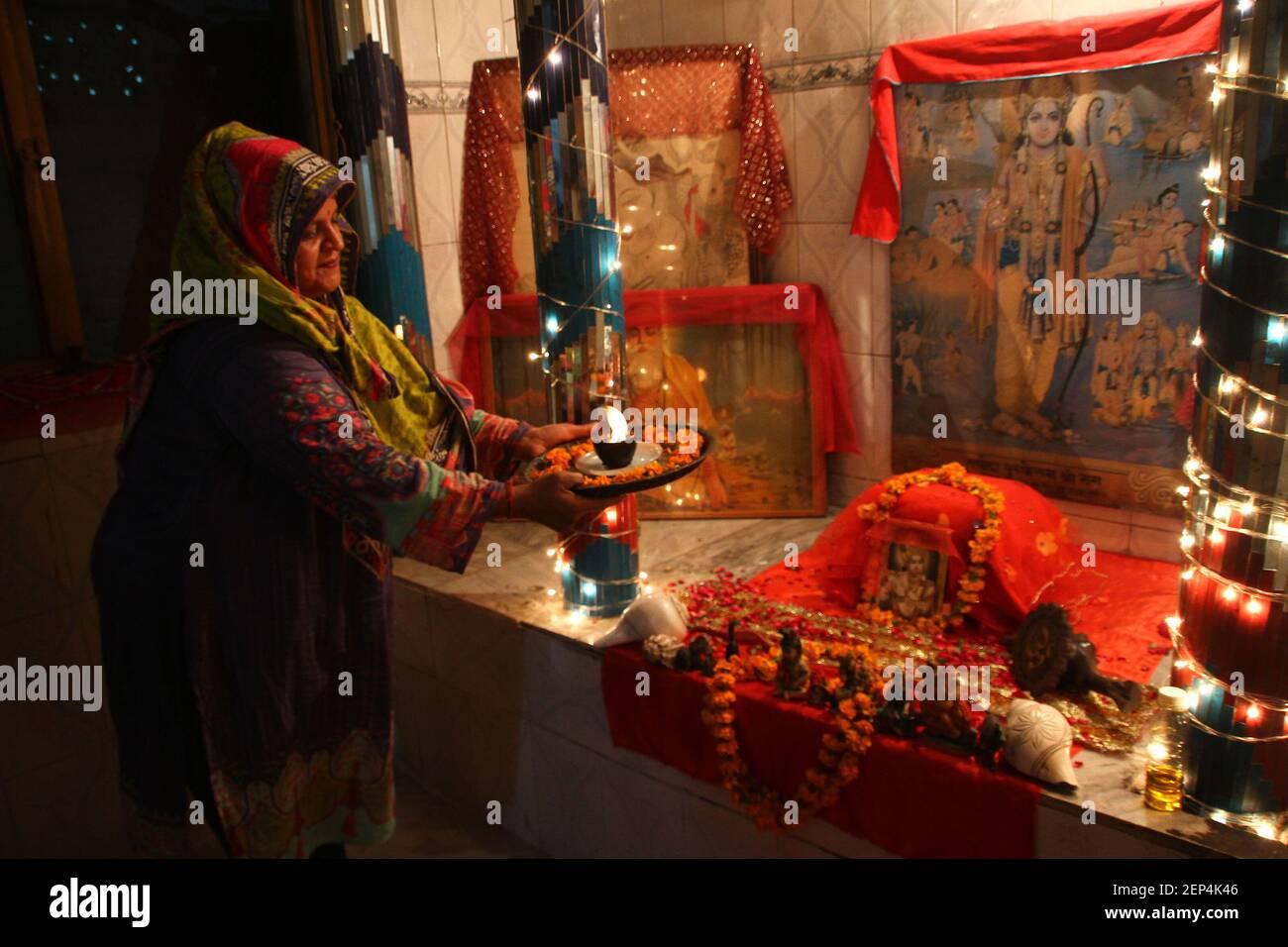 (10/27/2019) The Tehsil Goraghatri Kadami Temple is celebrating Diwali ...