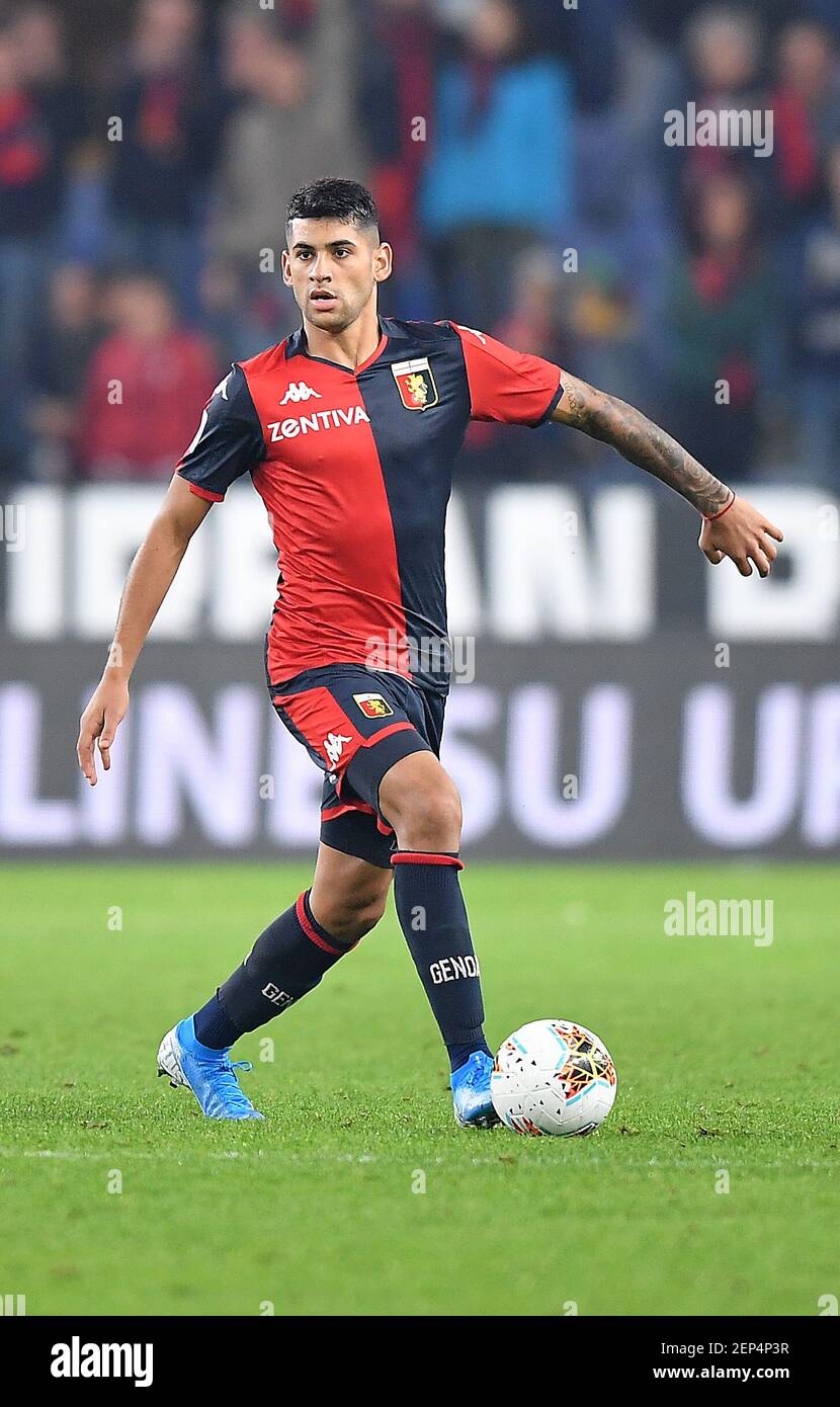 Cristian romero during the match Genoa v Brescia, of Serie A, date 09 ...