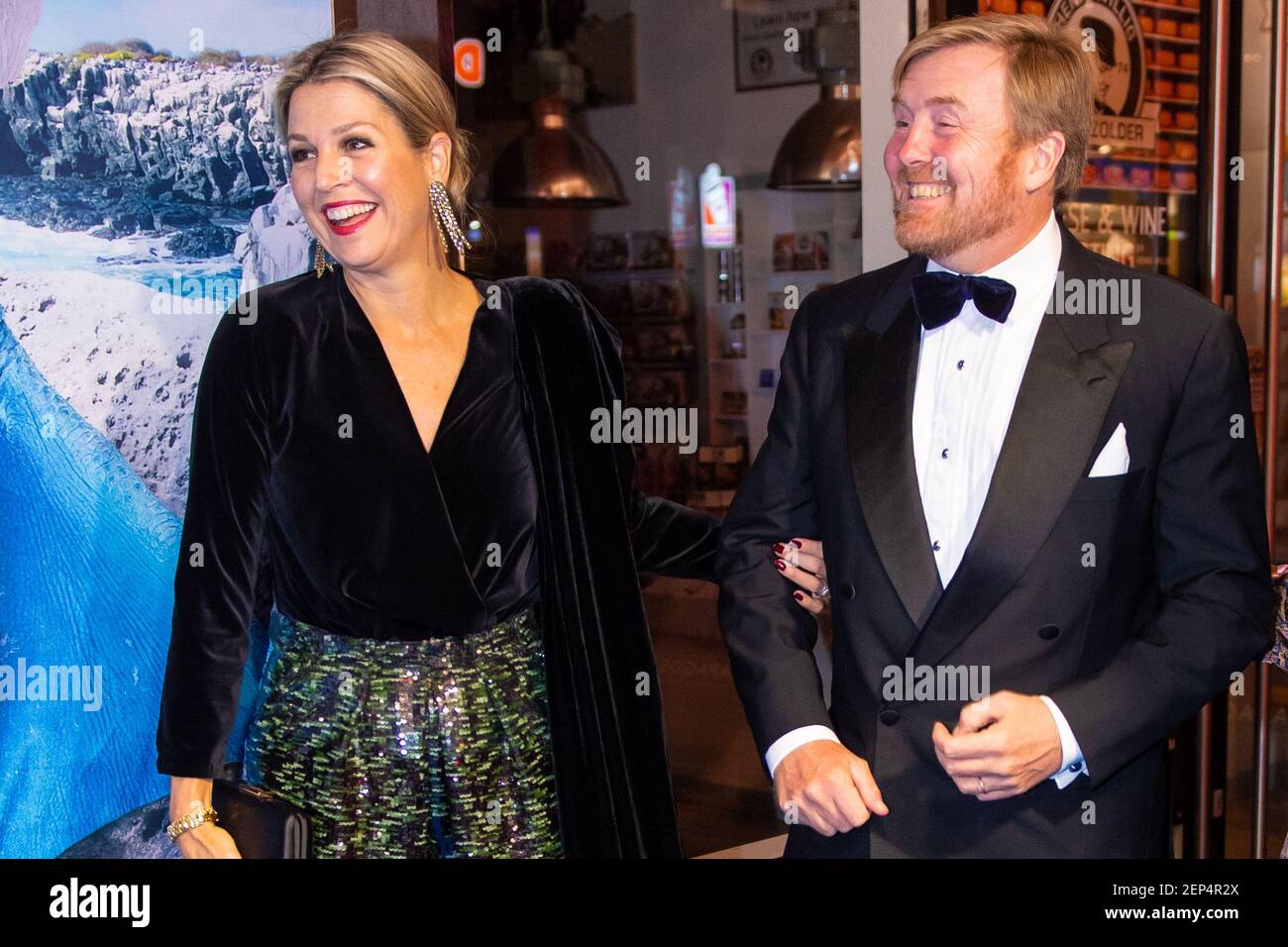 King Willem-Alexander and Queen Maxima attend the Première of the movie ...